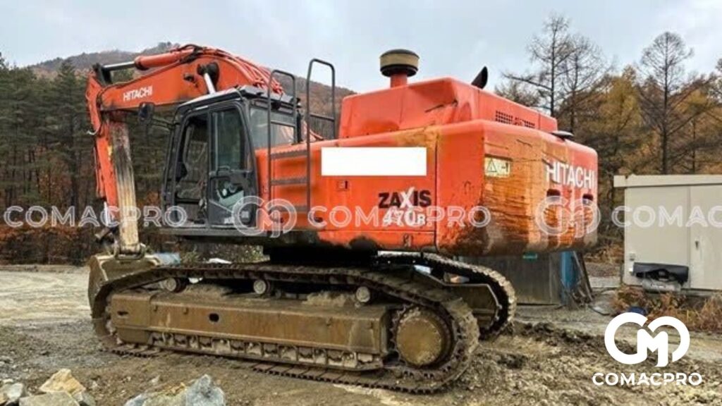 Có gì ở model máy xúc bánh xích HITACHI ZX470R-3? - CoMacPro